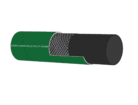 Green 20 Bar Multi-Purpose Utility Hose A105HP – LABARRY