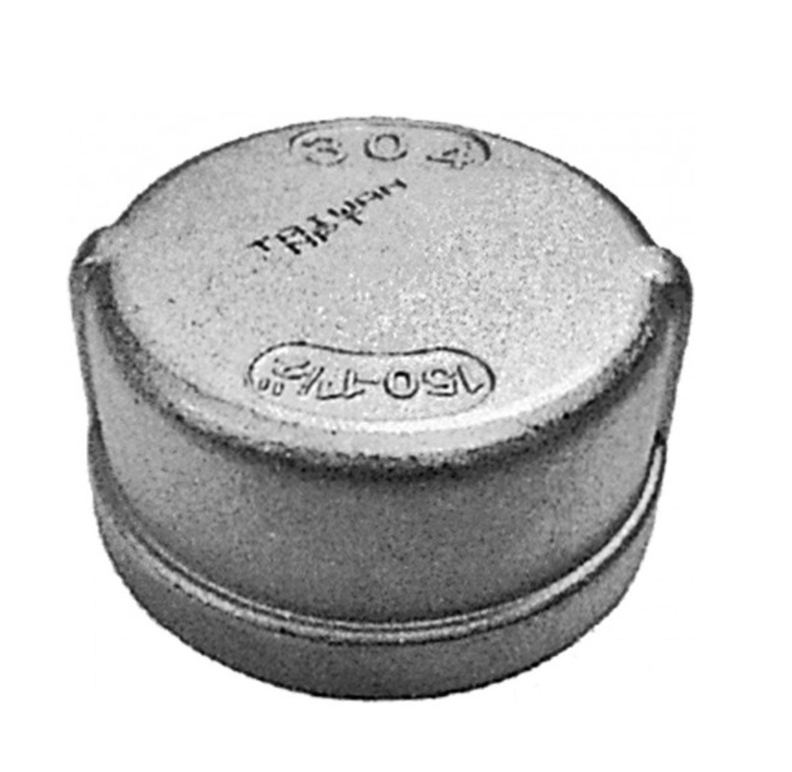 CAP BSP 150 LB STAINLESS STEEL 316 – LABARRY